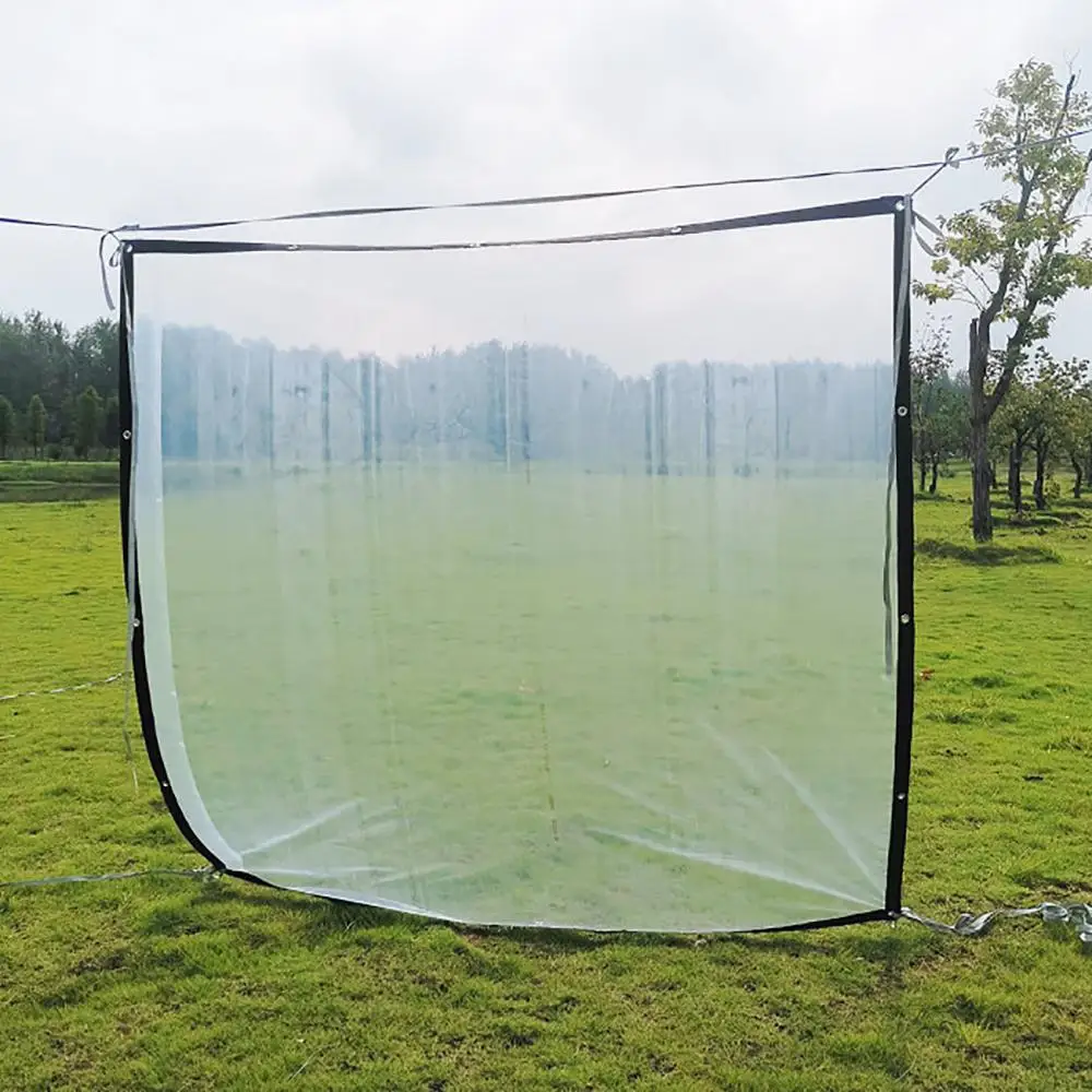 0.1mm Transparent Rain Cover PE Tarpaulin Rainproof Cloth Greenhouse ...