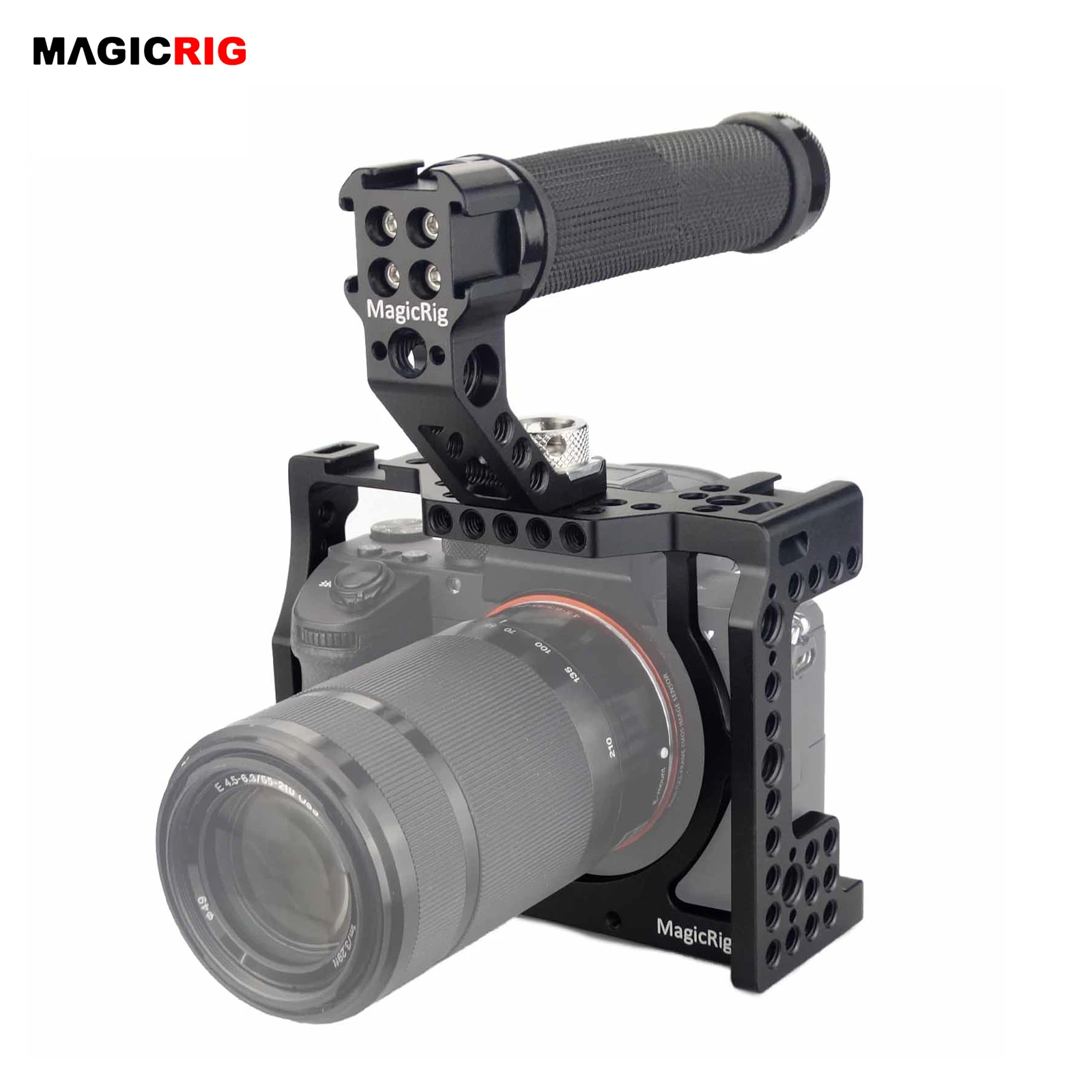 MAGICRIG A7III Camera Cage with ARRI style Top Handle for Sony A7RIII ...