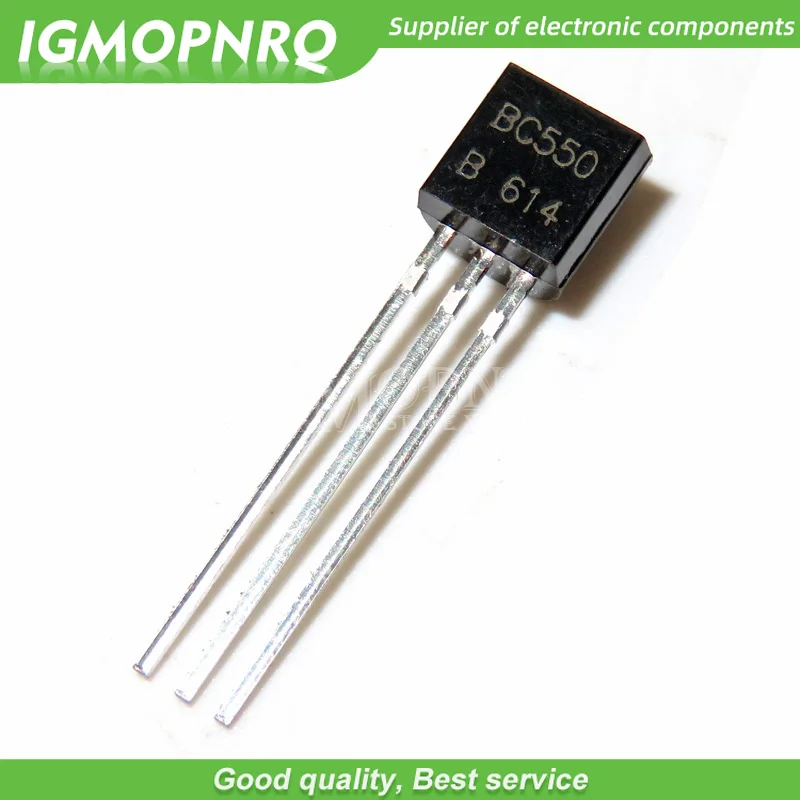 100 unidades de TRANSISTOR, BC550B, BC550C, BC556B, BC557B TO 92 ...