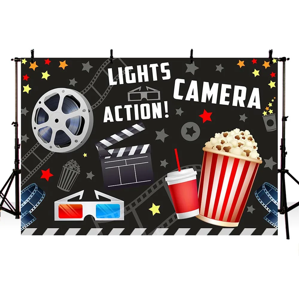 Lights Camera Action Background