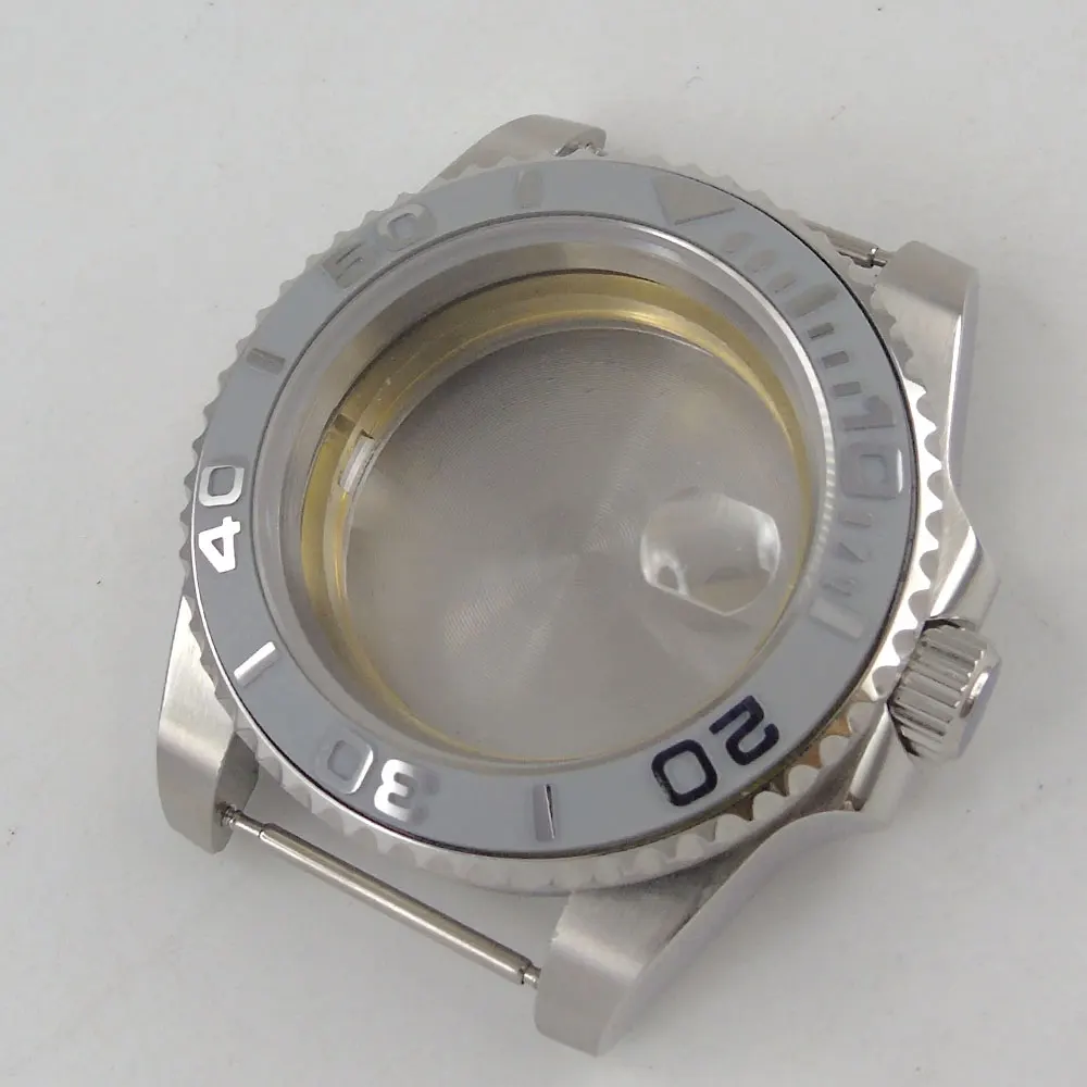 40mm Accessories Parts Watch Case Insert Bezel Sapphire Crystal Glass ...