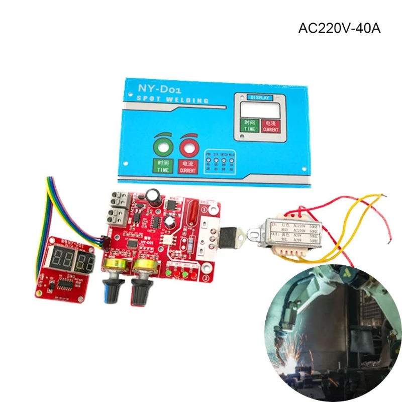 NY-D01-Spot-Welders-Control-Board-40A-100A-Digital-Display-Spot-Welding ...