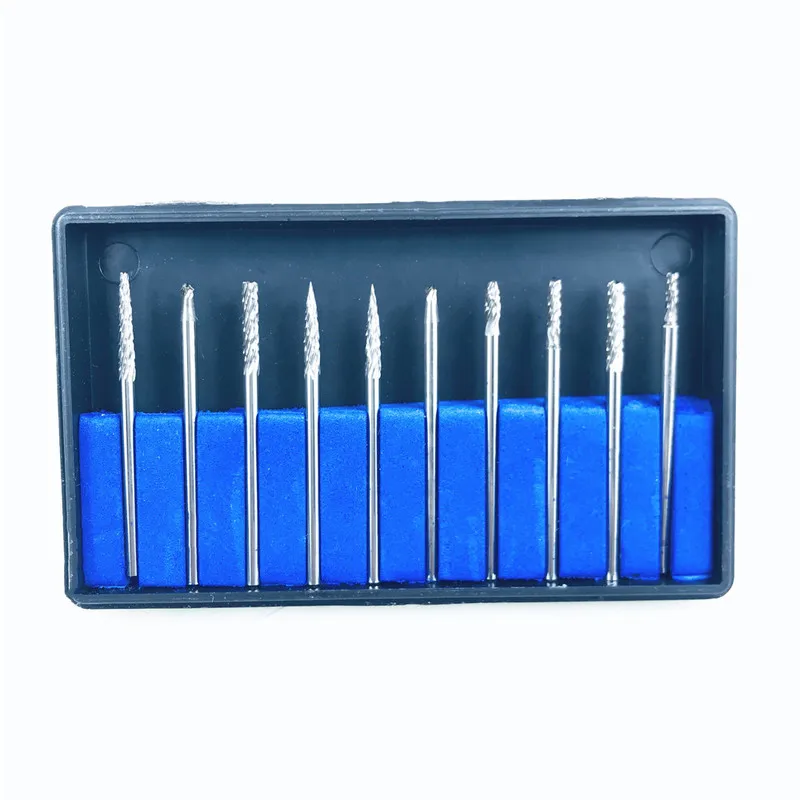 Dental Carbide Burs Dental Med Lab Bur Drill 2.35 Tungsten Steel Drill ...