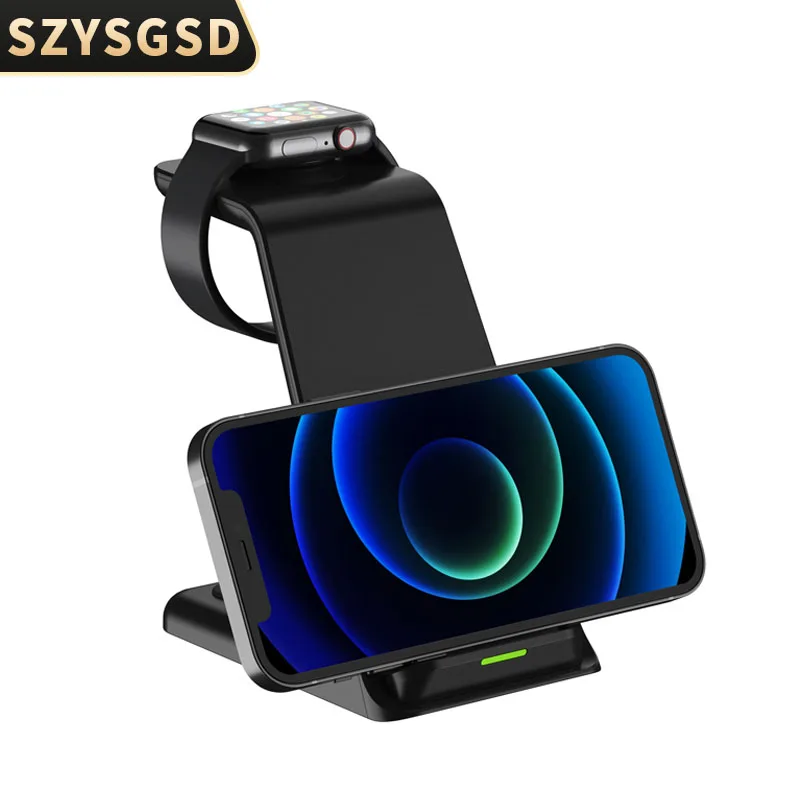 3 1wireless Charger Stand | Apple 3 1 Charger Stand - 3in1 Wireless ...