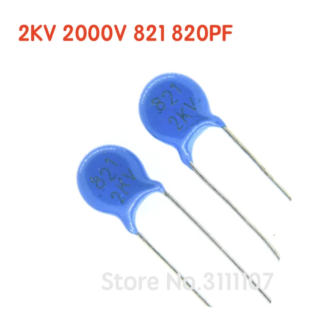 Fixed High-voltage Ceramic Capacitor 2KV, Blue Magnetic, 44% OFF