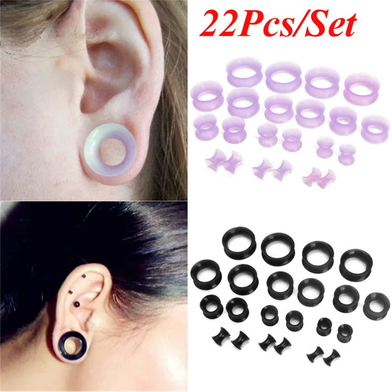 Silicone Ear Cuff Extensions | Silicone Extension Kits | Silicone Ear Dilators - 22 Ear - Aliexpress