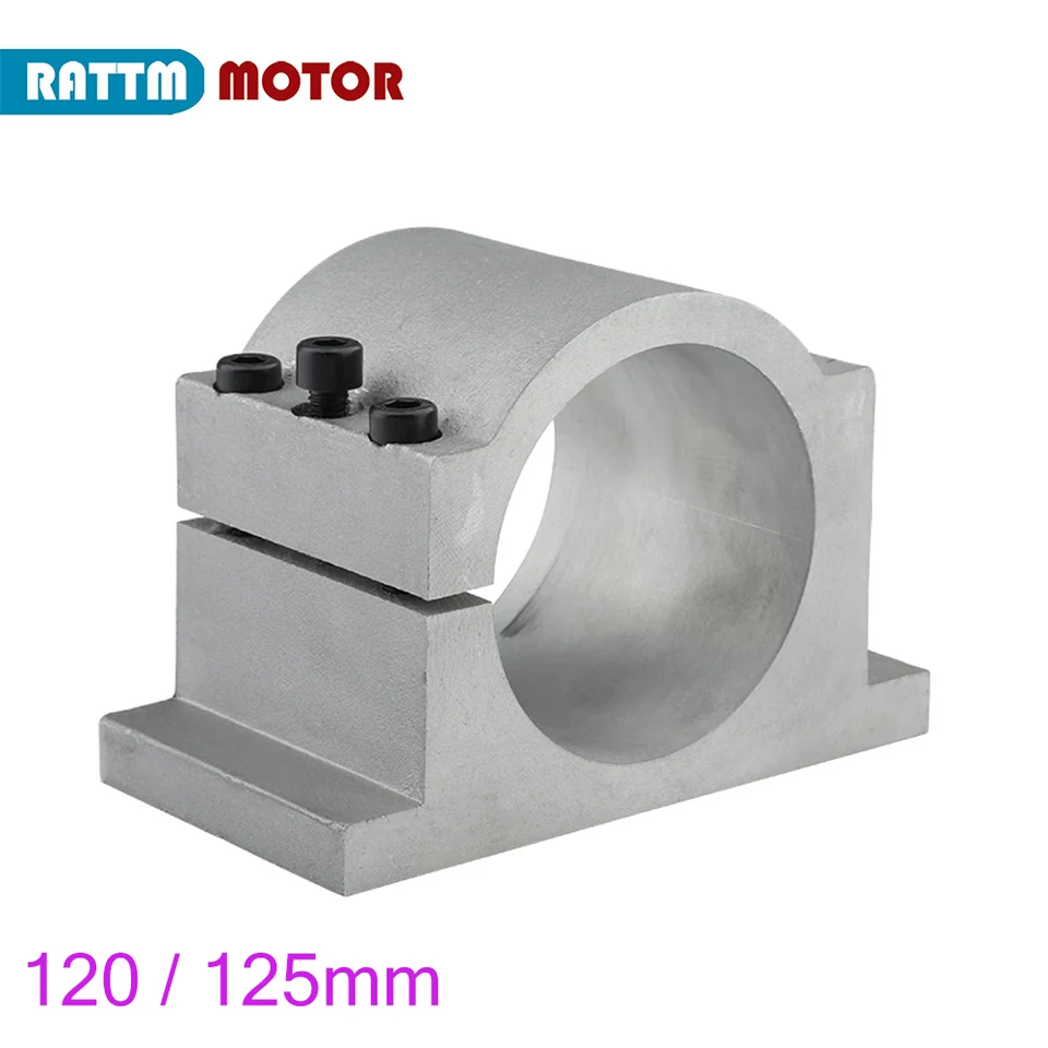 120mm / 125mm Diameter Cast Aluminium Spindle Bracket Clamp