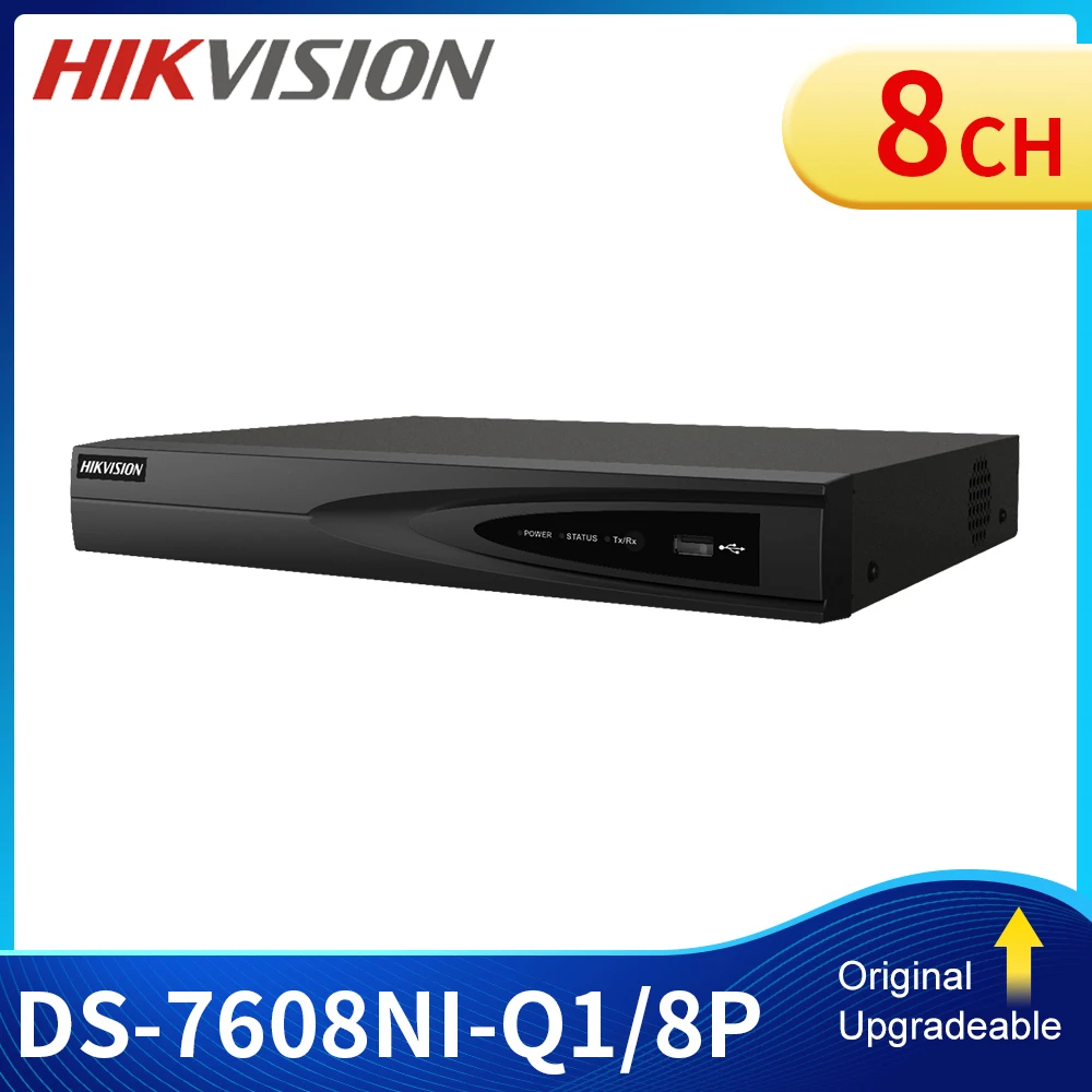 Original Hik Network Video recorder for IPC NVR 8 POE 1SATA Hik Connect ...