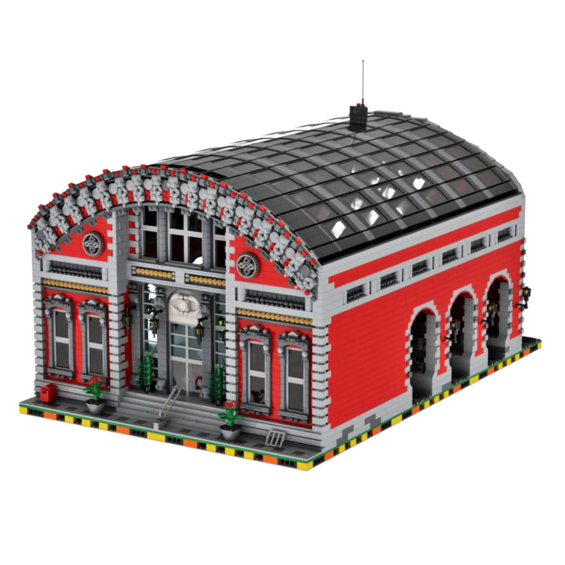 Authorized-MOC-72682-8703Pcs-The-Train-Station-Building-Blocks-Toy ...