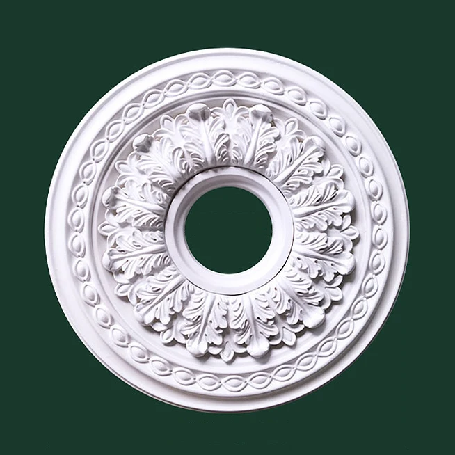 Chandelier-Ceiling-Rose-Plate-Rosette-PU-decorative-Pendant-Light-Base ...
