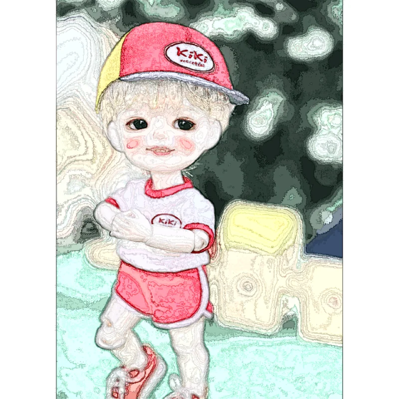 Abe BJD Doll 1/8 Emotion Art Toys For Children Mini Ball Jointed Dolls ...