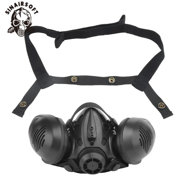 Black Half Gas Mask