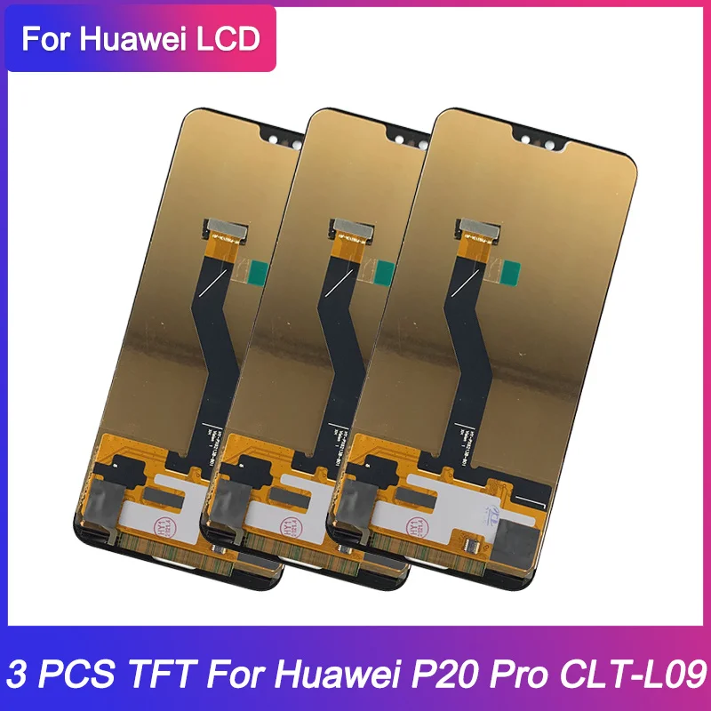 Pantalla TFT de 6,1 pulgadas para Huawei P20 Pro, montaje de digitalizador con pantalla táctil ...