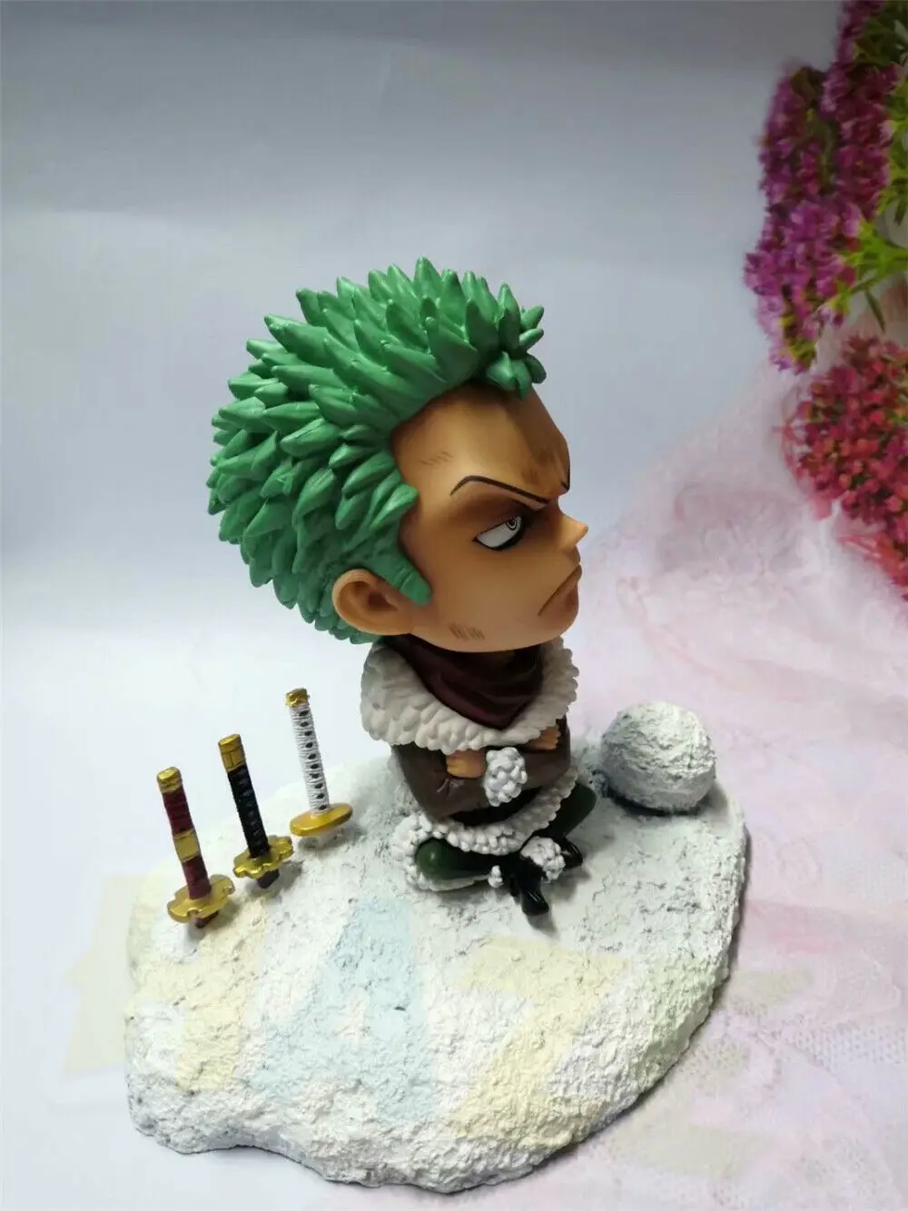 Roronoa Zoro Mini Figure Statue Anime One Piece Action Figure Model Toy ...