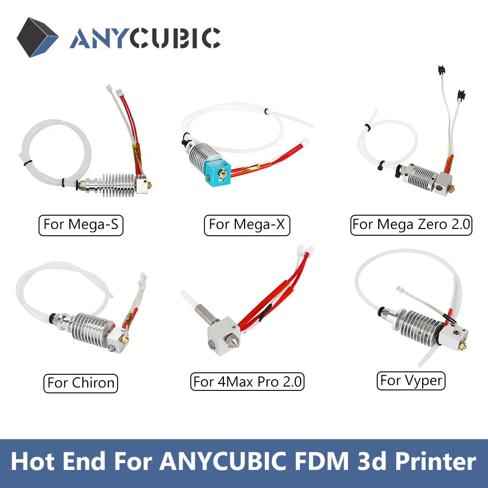 ANYCUBIC-3d-Printer-Parts-Print-Head-Hot-End-For-Mega-S-Mega-X-Mega ...