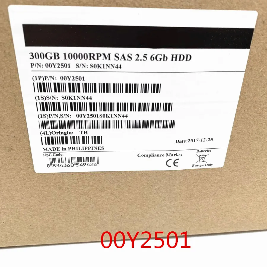 00Y2501 00Y2429 00Y5719 300G 10K SAS 6G V3700 Hard Drives - itharddisk.com