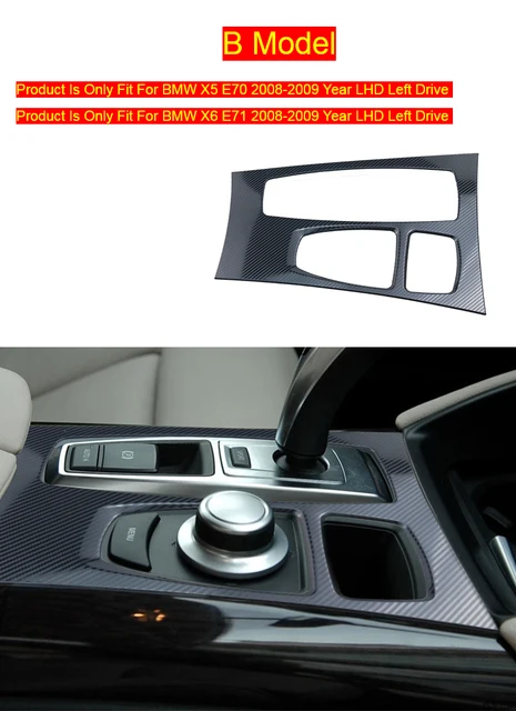 Car Styling Multimedia Handrest Panel Covers Cup Holder Trim Auto ...