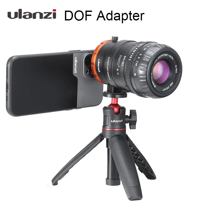 Ulanzi DOF Adapter E Mount Full Frame Camera Lens Adapter Smartphone SLR/DSLR & Cinema Lens ...