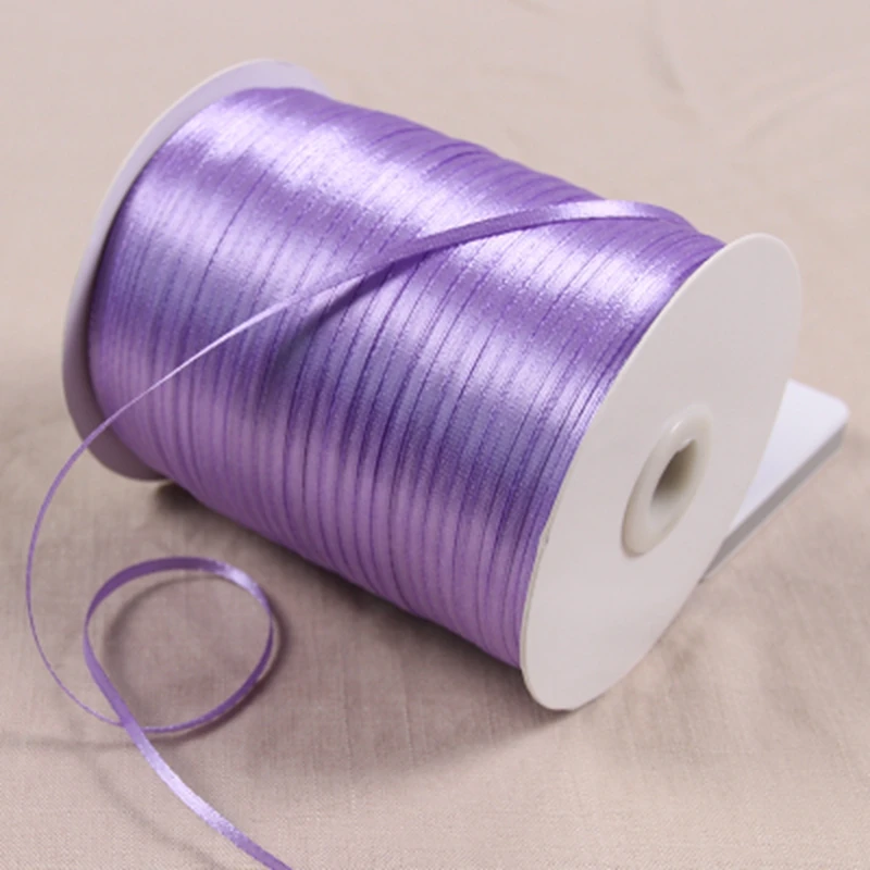 1/8" 3mm Satin Ribbon for packing and bow & Garment Accessories 20y/lot ...