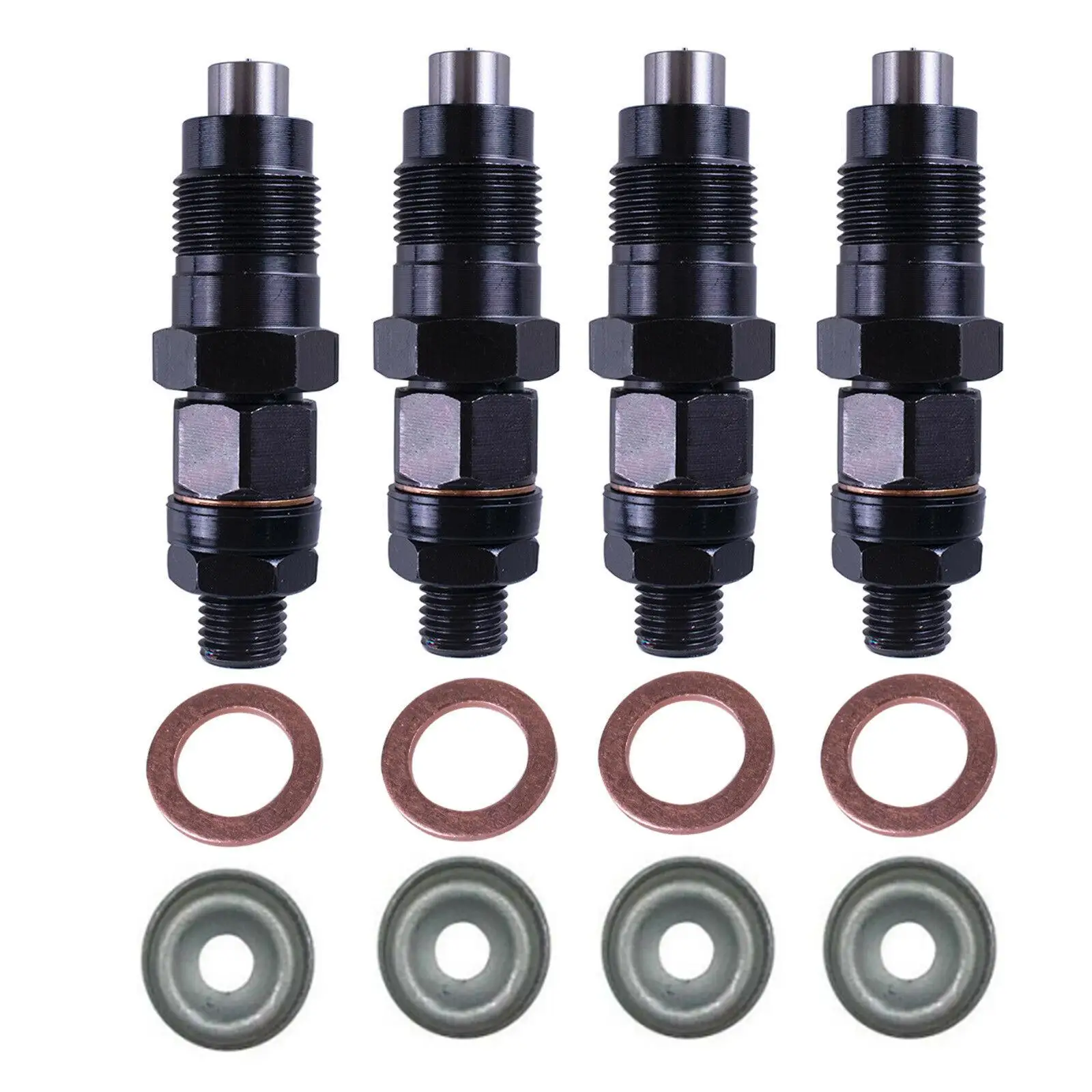 4PCS Nozzles 4M40 4M40T Diesel Fuel Injectors Repair KitsME201844 For ...