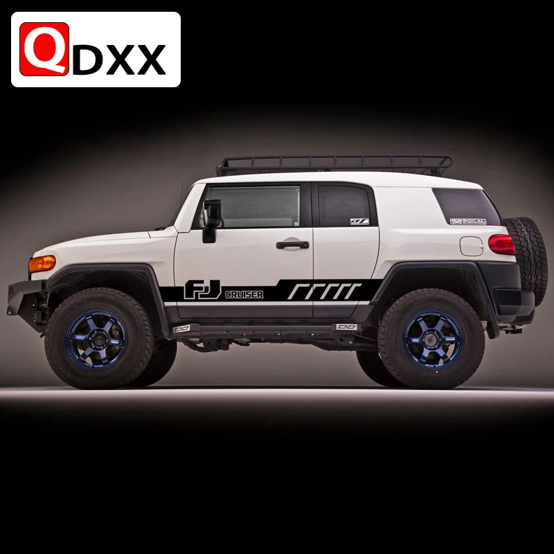 For-Toyota-FJ-CRUISER-Car-Door-Side-Skirt-Sticker-Auto-Body-Decor-Vinyl ...
