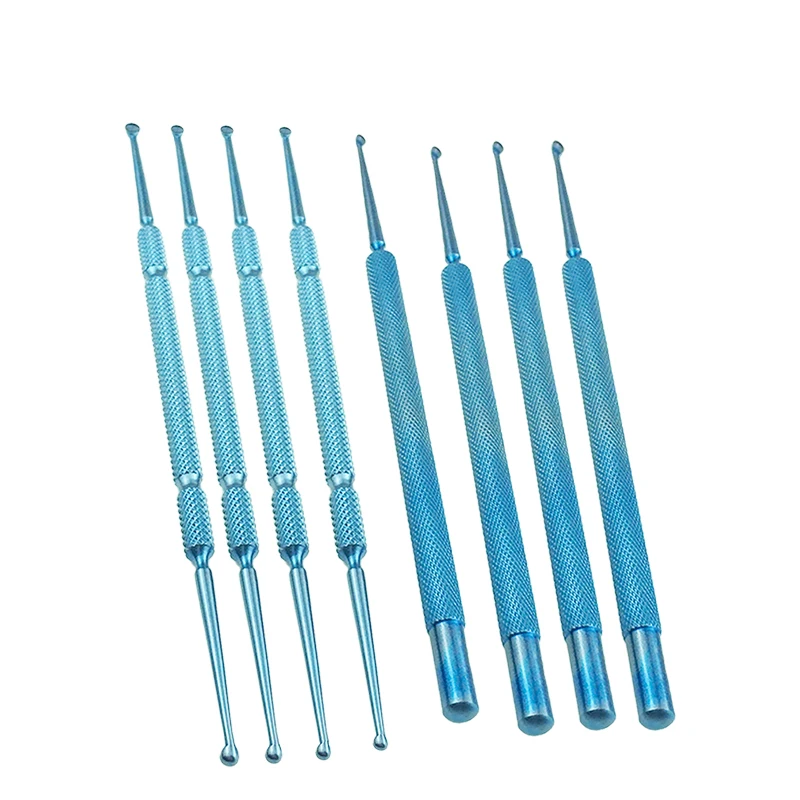 Titanium-Double-ended-Chalazion-Curette-Micro-Ophthalmic-Tweezers ...