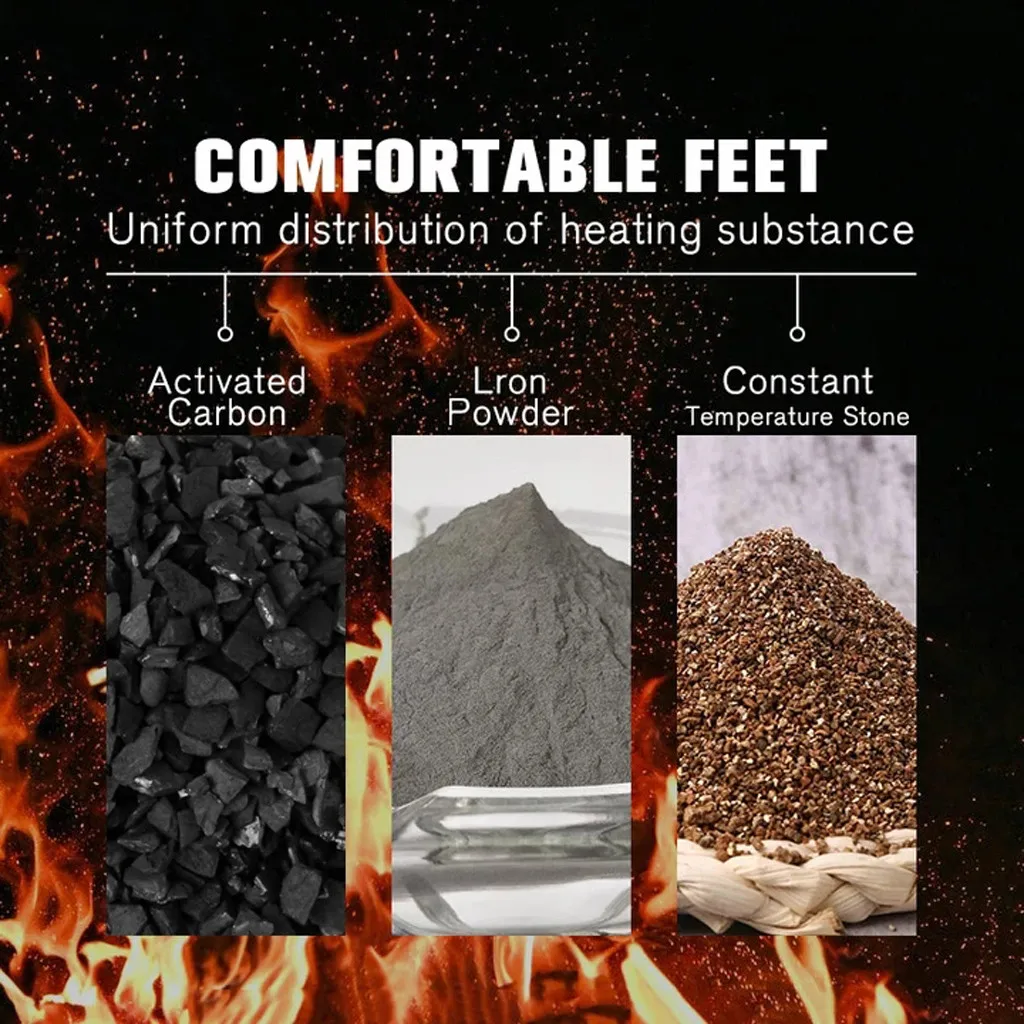 10 Pcs Self-heating insole heating warm foot paste hot post winter ...