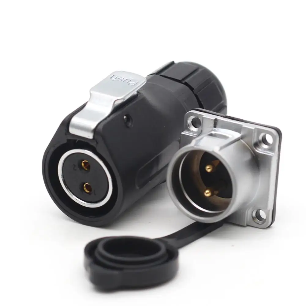 Xhp20-Ip67-Waterproof-2-Pin-Led-Power-Cable-Connector-High-Voltage ...