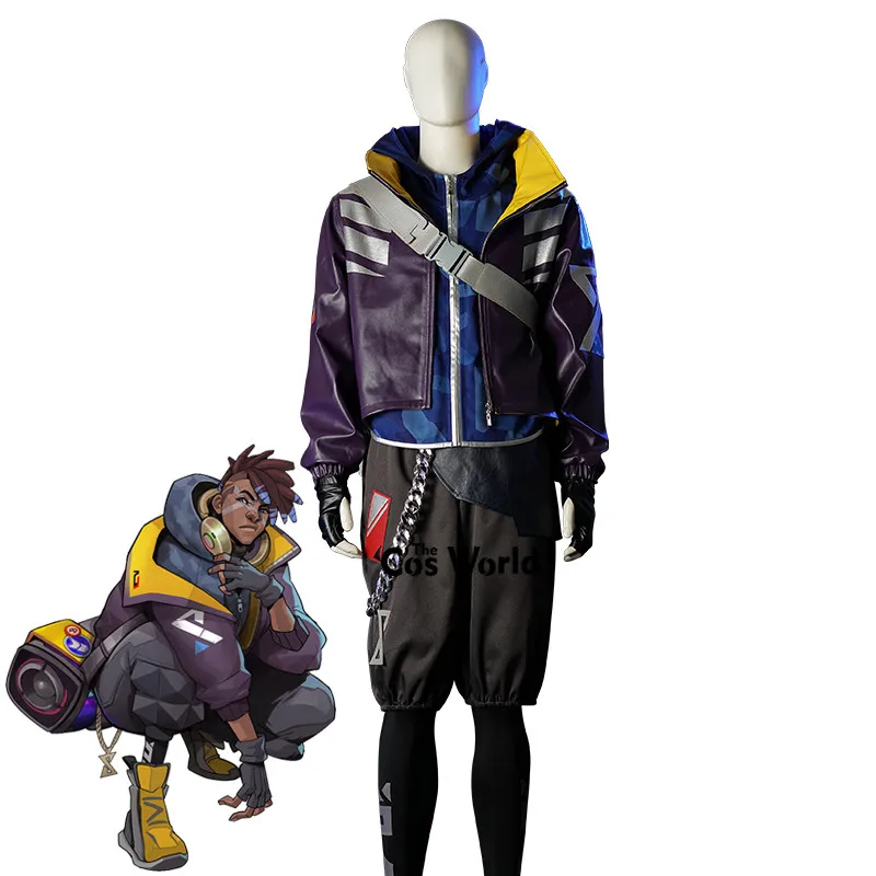 Lol True Damage Skin Ekko Uniform Outfit Games Cosplay Costumes ...