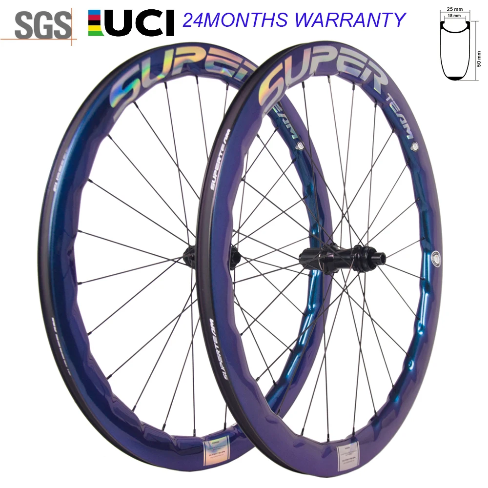 50mm-Carbon-Wheelset-700C-Disc-Brake-Carbon-Wheels-Cyclocross-Wheel ...