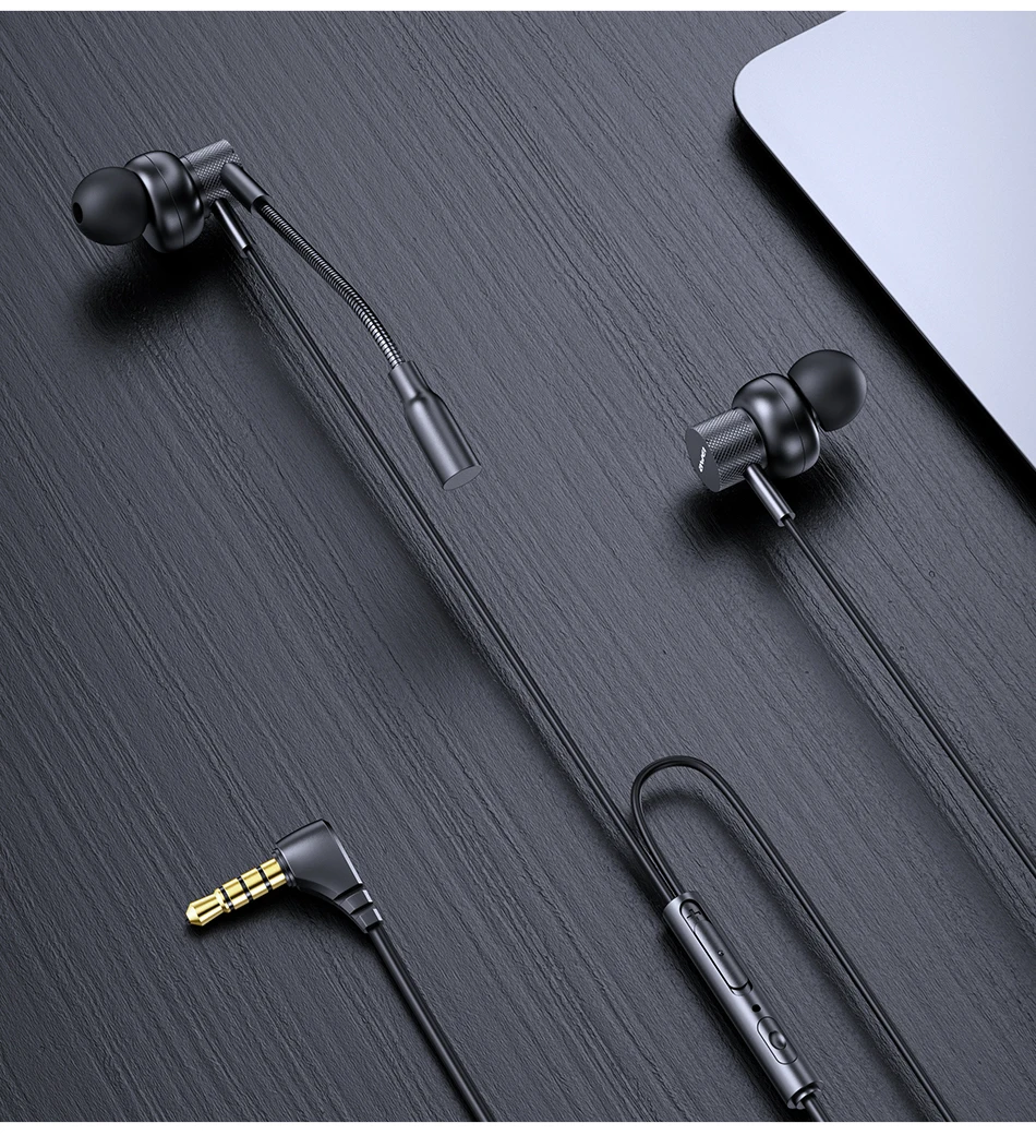 AWEI New ES-180i In-ear Gaming Earphones 3.5mm Plug