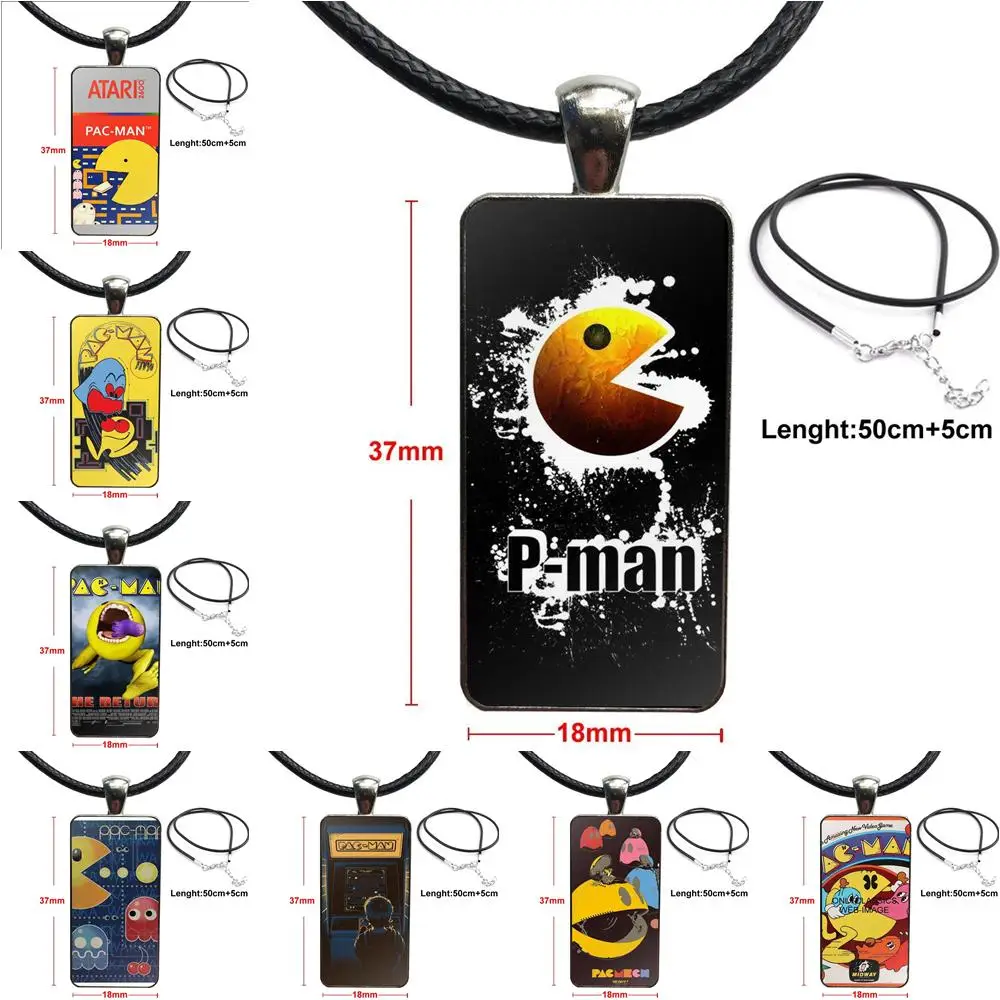 Juego Pac man Pac Man póster de acero Color cristal cabujón con ...