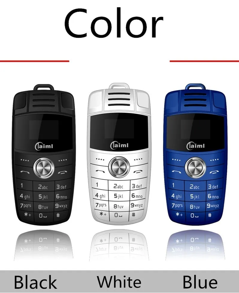 Mini Keychain X6 Small Mobile Phone Dual Sim Magic Voice Bluetooth ...