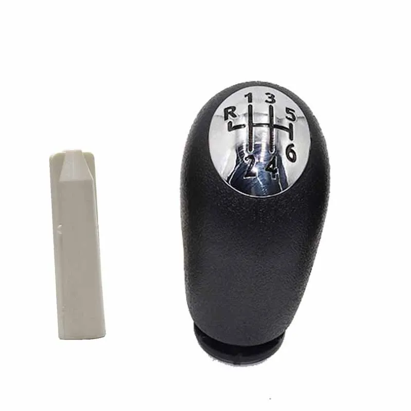 5-6-Speed-Chrome-Car-MT-Gear-Shift-Knob-Sleeve-Adapter-Lever-for ...