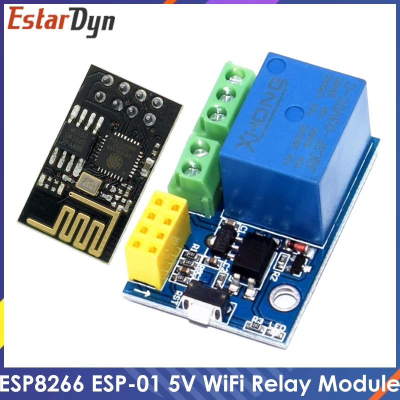 ESP8266 ESP-01 ESP-01S 5V WiFi Relay Module Things Smart Home Remote Control Switch Phone APP ...