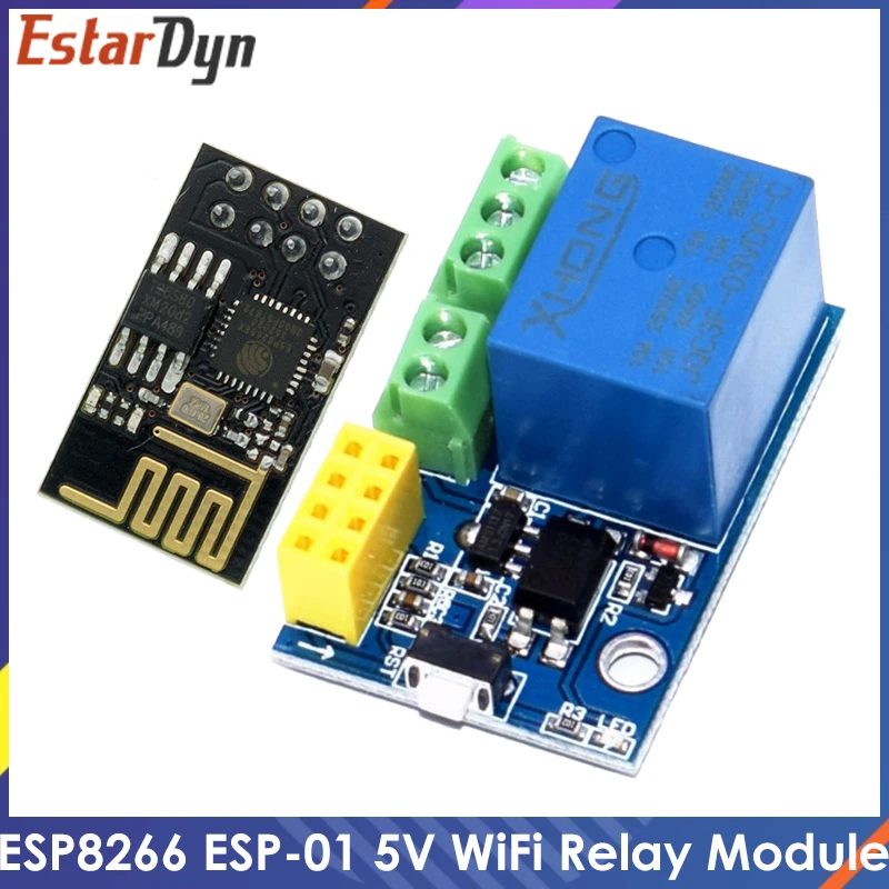 Esp8266 Esp-01 Esp-01s 5v Wifi Relay Module Things Smart Home Remote Control Switch Phone App ...