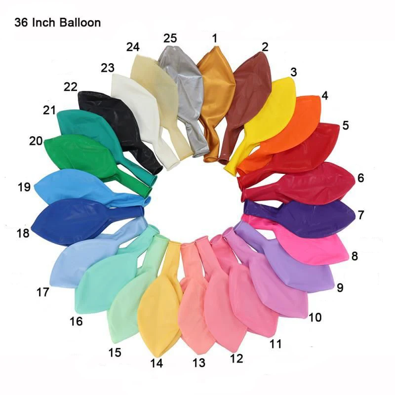 Good Quality 36 Inch Thick 35g Really Round Latex Balloons For Wedding ...