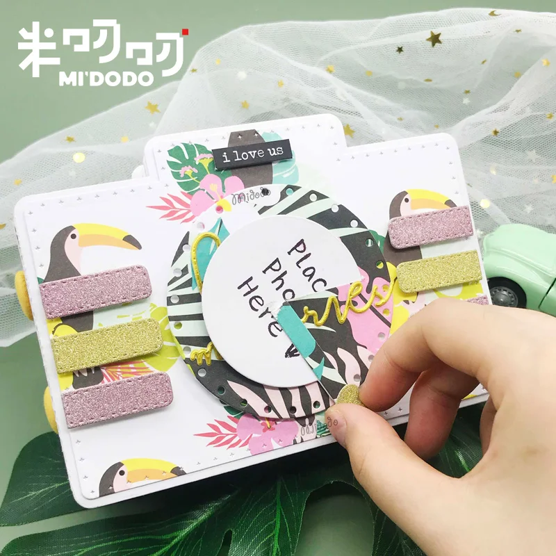 Camera-Pop-up-Album-Cutting-Dies-2020-for-Scrapbooking-Gift-Card-Making ...