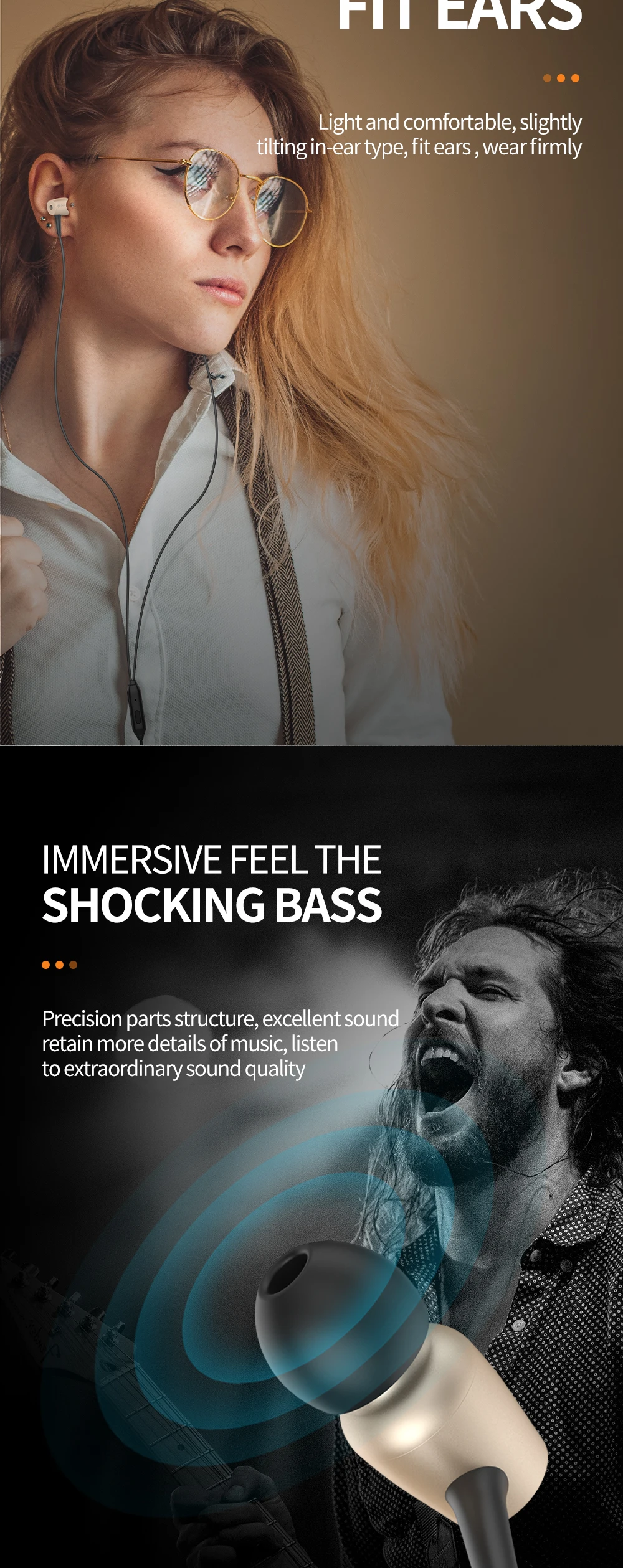 Celebrat G1 Metal Stereo Earphones - Mega Phone City