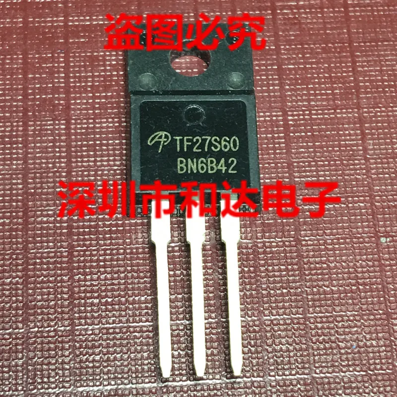 5 uds 5 uds TF27S60 AOTF27S60 TO 220F 600V 27A|Chips de rendimiento ...