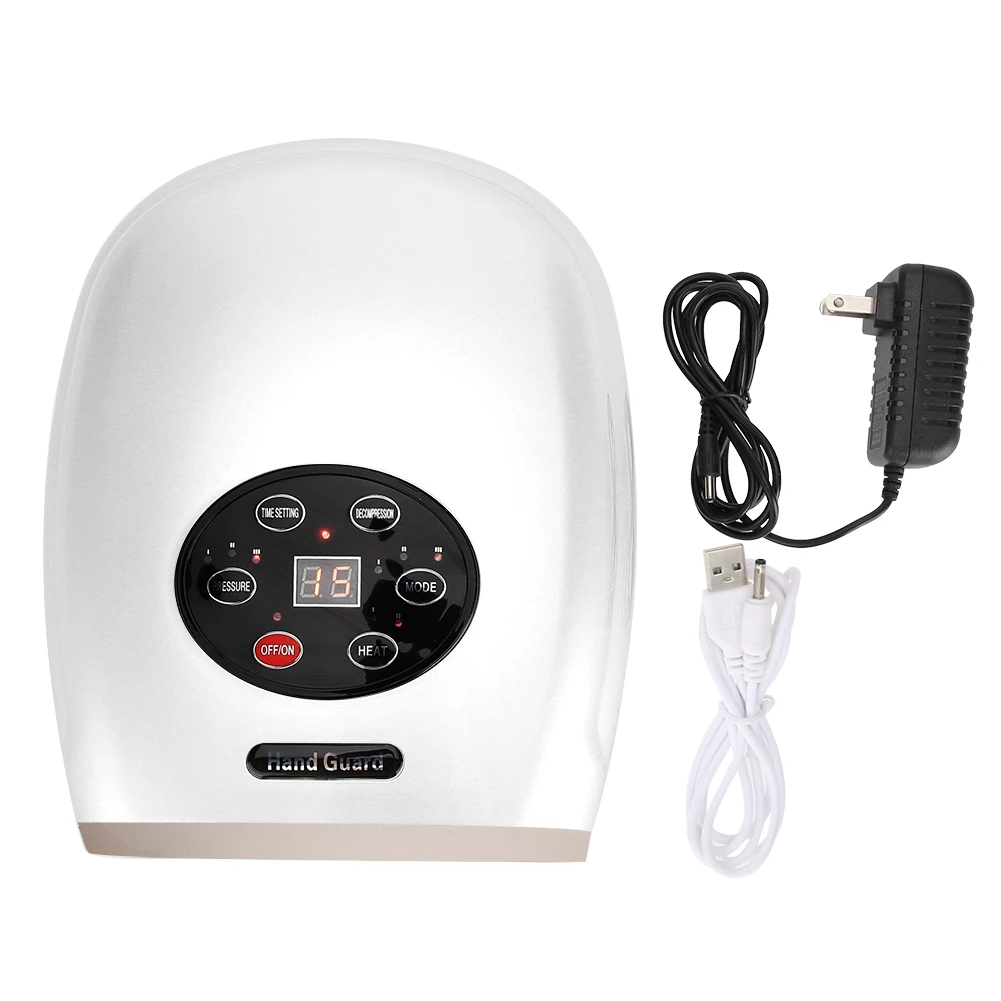 Heated Hand Massager Physiotherapy Equipment Pressotherapy Palm Massage ...