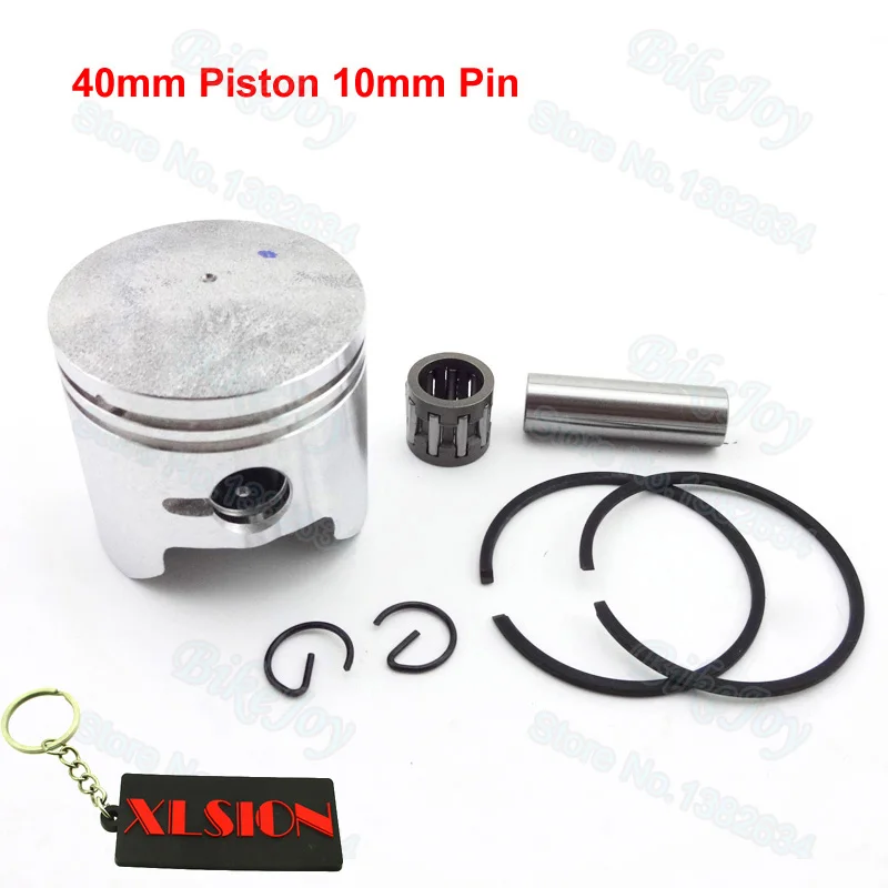 40mm Piston 10mm Pin For 47cc 2 Stroke Engine Mini ATV Quad Pocket Dirt ...