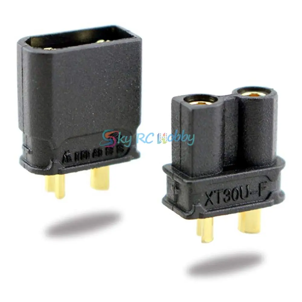 10 Pairs Amass XT30 XT30-U Male Female Bullet Connectors Power Battery ...