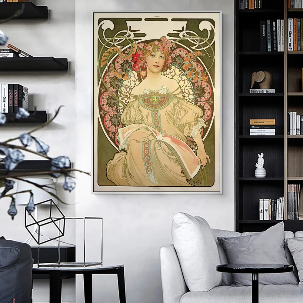 Fairy-Art-Nouveau-Famous-Paintings-by-Alphonse-Mucha-Canvas-Art-Posters ...
