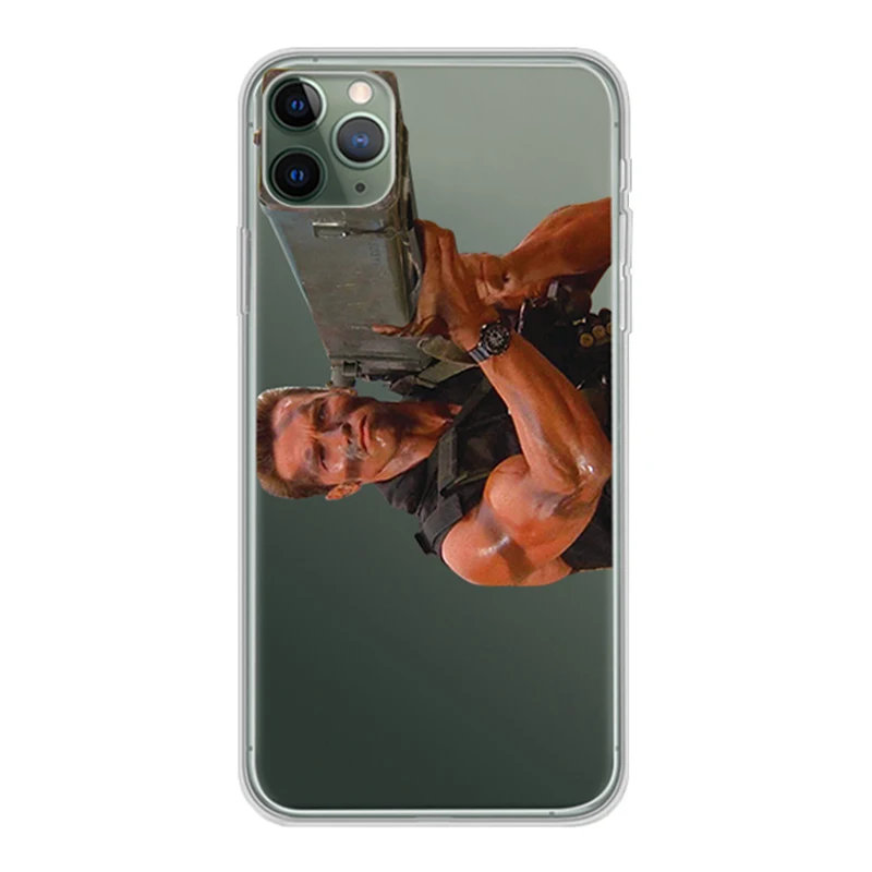 Чехол arnold schwarzenegger machine gun terminator для iphone 11 i ...