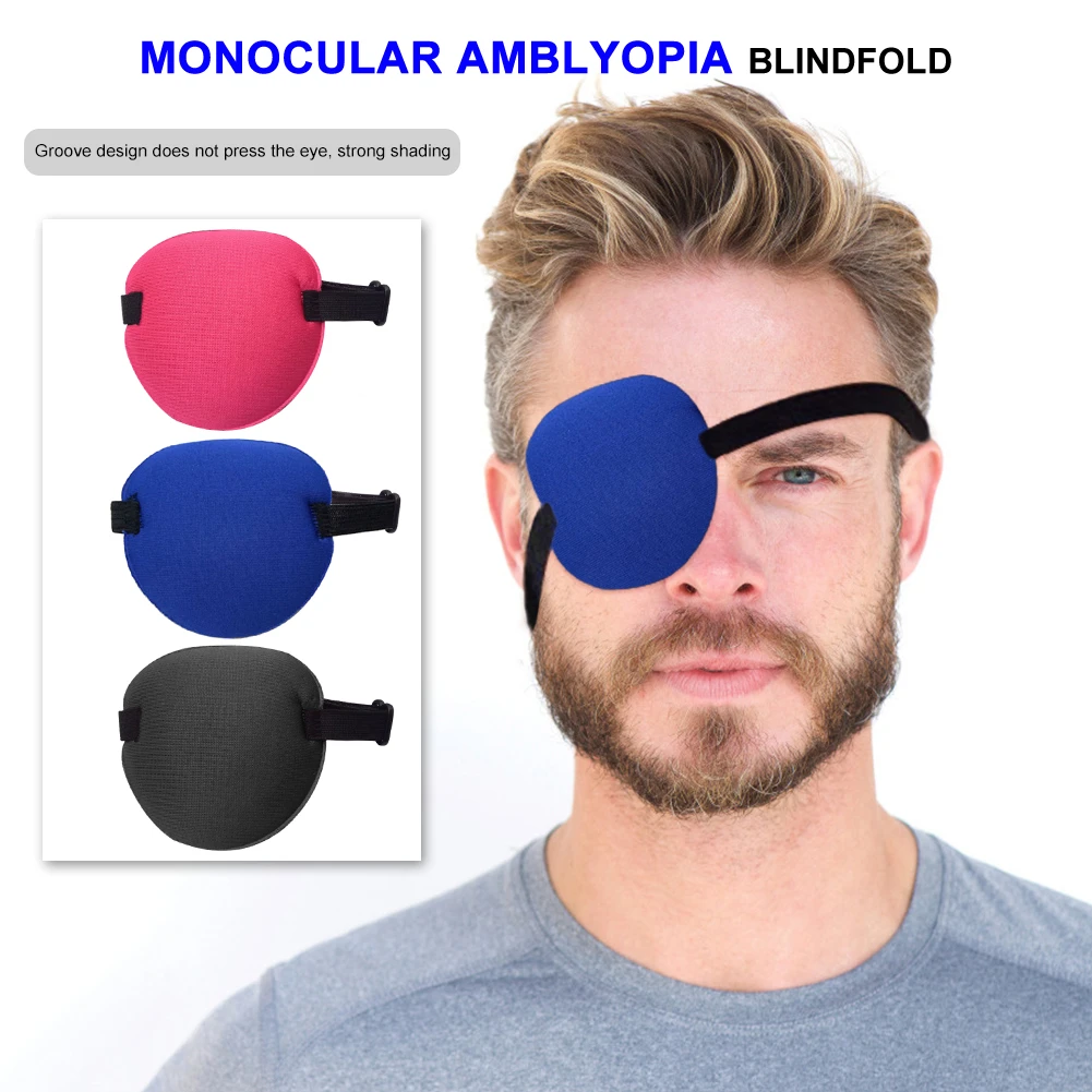 Amblyopia Eye Mask Adult Kids Strabismus Eye Training Single Eye Patch ...