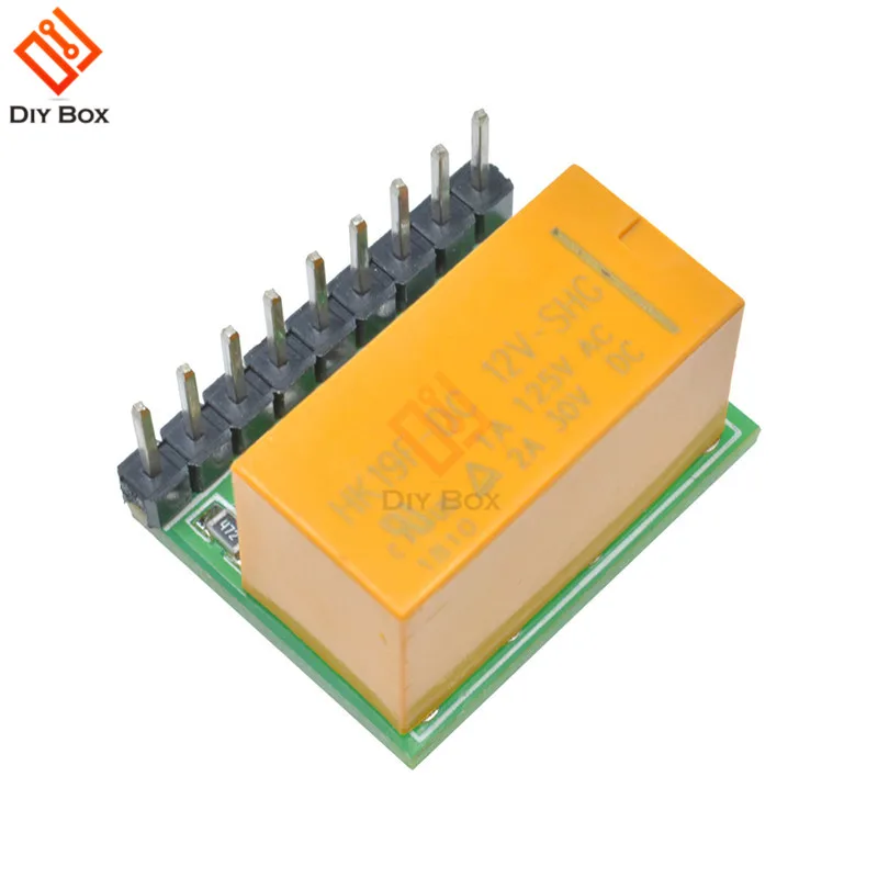 Ultra-Small Double Pole Dobe Polarity Relay Modul Mini Dc 5V 12V 1 ...