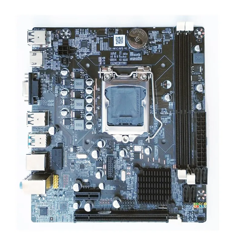 Envinda b75 placa mãe lga 1155 duplo canal ddr3 memória sata iii usb 3. ...