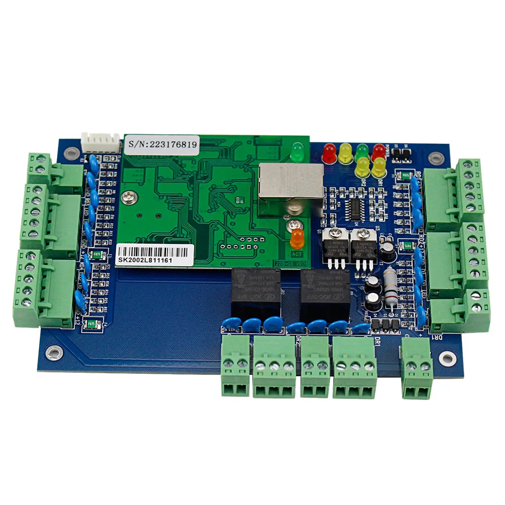 Best Four Doors Wiegand TCP/IP Access Control Board Panel Network RFID Access Control System ...