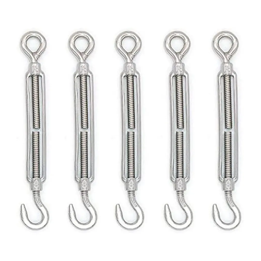 Wire Rope Tightener Stainless Steel Turnbuckle Screw Open Body Chain ...
